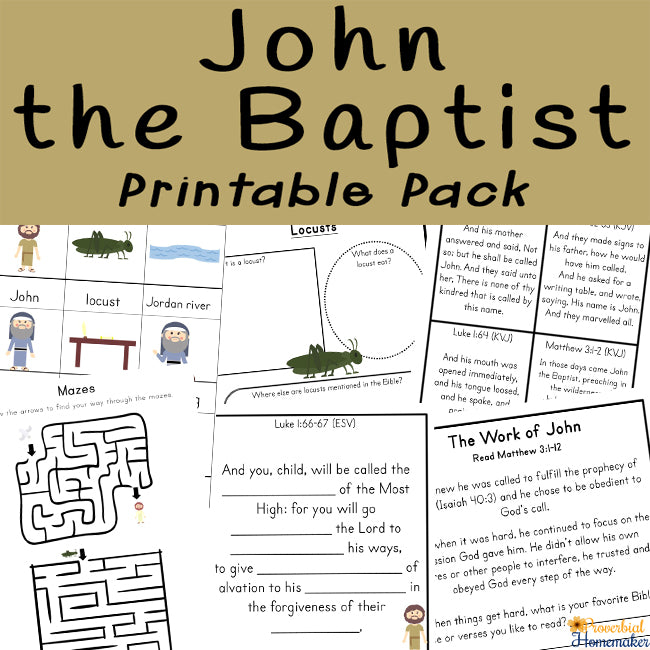 John the Baptist – Proverbial Homemaker