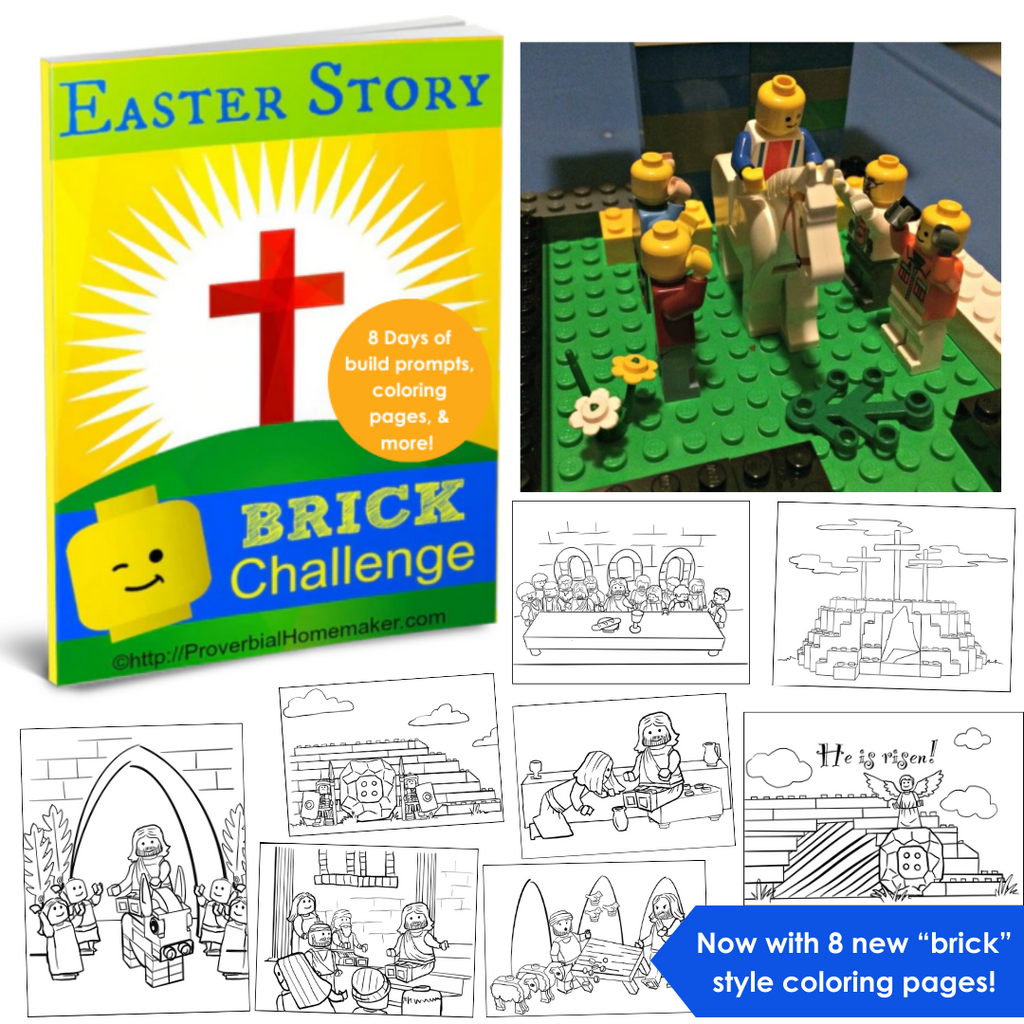 Easter Story Brick Challenge & Learning Pack – Proverbial Homemaker