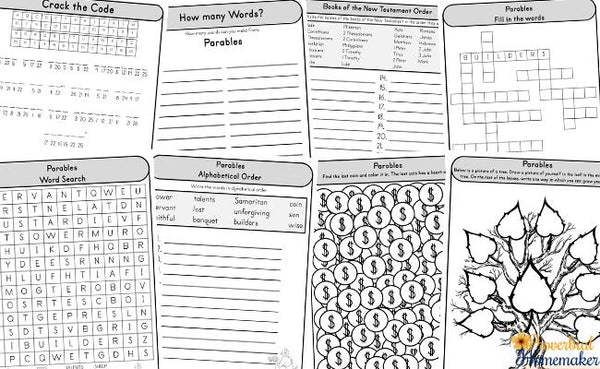 Bundle: Parables of Jesus Volumes 1, 2, and 3 – Proverbial Homemaker