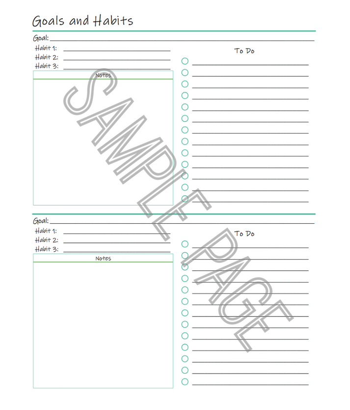 Student Work & Habit Tracker – Proverbial Homemaker