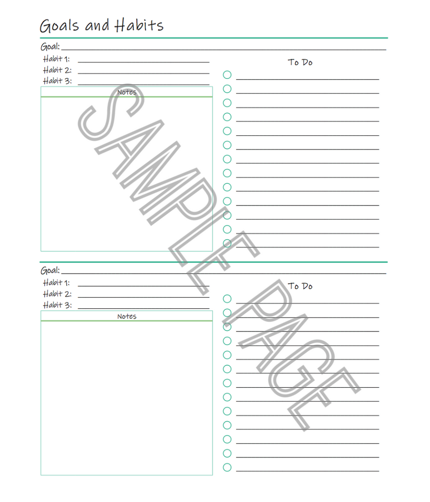 Student Work & Habit Tracker – Proverbial Homemaker