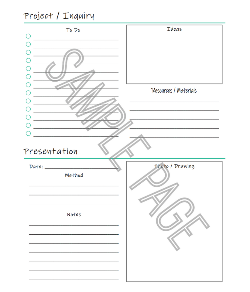 Student Work & Habit Tracker – Proverbial Homemaker